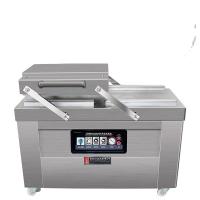 China Food Packing and Sealing Machine with Stainless Steel 201 Double Chamber Vacuum Sealer for sale