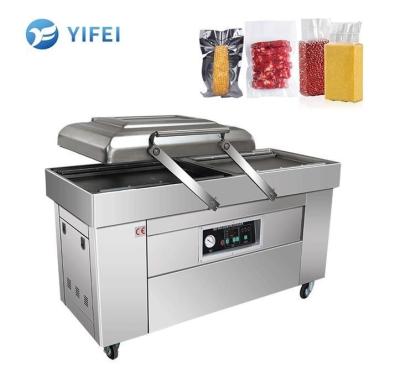 China DZ-600 2S Whole Chicken Sausage Steak Meat Salmon Fish Vacuum Sealing Packing Machine for sale