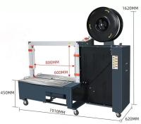 China Fully Automatic High Desk Box Strapper Carton Strapping Machine For PP Strap With CE Certificate for sale
