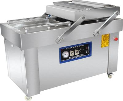 China DZ-600/700/800/2S Double Chamber Vacuum Sealing Machine for Water Oil Powder Granule for sale