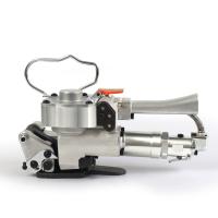 China AQD19 Plastic PP/PET Strip Strapping Machine with Handheld Pneumatic Strapping Tool for sale