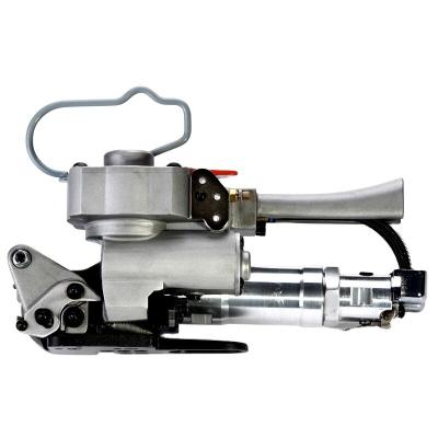 China 0.5-1.5mm Strap Width Pneumatic Driven A19 Steel Strapping Machine for Packaging for sale