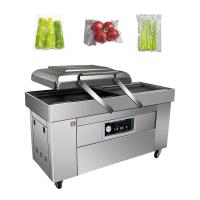 China Semi-automatic Commercial Double Chamber Vacuum Packer for Whole Chicken and Turkey for sale