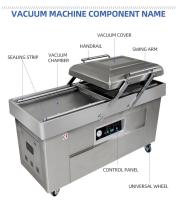 China Chemical Packaging Made Easy with Semi Automatic Double Bar Vacuum Sealing Machine for sale