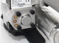 China 13-19mm Manual Carton Box Pneumatic PP Strapping Tool for Friction And Hot Welding for sale