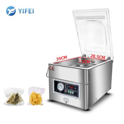 China Automatic Vacuum Sealer Food Sealing Packing Machine L260*W320*H50mm Chamber Size for sale