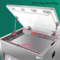 China Customized CE Certification Automatic Double Sided Shape Vacuum Packaging Machine for 5KG/10KG Rice for sale