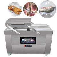China 220V/50HZ Double Room Vacuum Sealer for Bread Meat Fish Grain Vegetables and Potatoes for sale