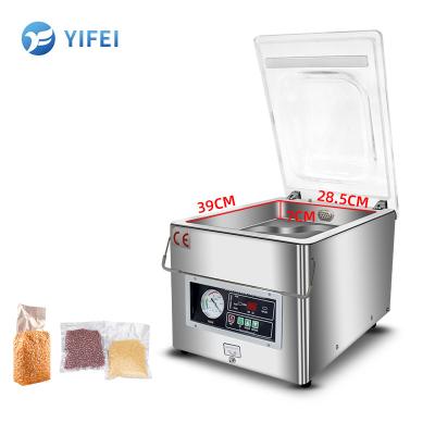 China Plastic Packaging Single Chamber Vacuum Sealer for Cheese Dry Fish Kimchi Tea Coffee for sale