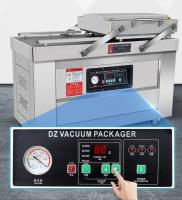 China DZ500 Double Chamber Vacuum Sealer Stainless Steel 201 for Meat and Beef Vacuum Packing for sale
