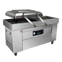 China Double Room Vacuum Machine for Seafood Salted Meat Dry Fish Pork Beef Rice Smoked Salmon for sale