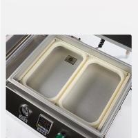China Home Fish Vacuum Skin Pack Machine for Max 1Pc Tray Size 260*175*30mm*1Pc and Sealing for sale