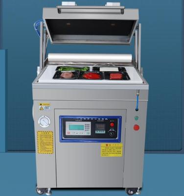 China Automatic Meat Skin Vacuum Packaging Machine for Food Tray Sealer 830*750*91050mm for sale