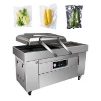 China Stainless Steel Double Big Room Vacuum Sealer for Rice Sealing Size 400*10mm*2pcs for sale