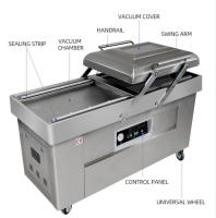 China Stainless Steel Double Big Room Vacuum Sealer for Rice Sealing Size 400*10mm*2pcs for sale