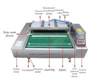 China 2020*1620*1200mm Continuous Belt Conveyor Vacuum Sealing Packing Machine for Textiles for sale