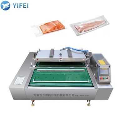 China Textiles and Food Packaging Conveyor Belt Vacuum Sealing Machine with 10mm Sealing Width for sale