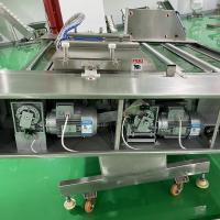 China Industrial Continuous Conveyor Vacuum Sealing Packing Machine with 10mm Sealing Width for sale