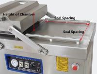 China 2200W DZ-600/2S Stand Double Chamber Vacuum Packer for Fish Steak Hardware Liquid Beef for sale