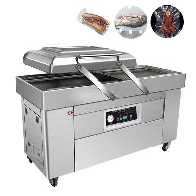 China Electric Driven Double Chamber Vacuum Packing Machine for Meat and Nuts Preservation for sale