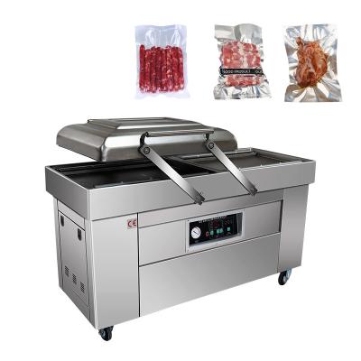 China Semi-automatic Commercial Double Chamber Vacuum Sealer for Plastic Packaging Material for sale
