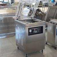 China Plastic Packaging Electric Driven Single Chamber Vacuum Sealer for Meat Rice Fish Food for sale