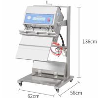 China Food Vacuum Sealing Machine with Pneumatic Vertical Design Sealing Width 10mm 85 KG for sale