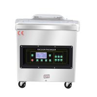 China Automatic Grade Semi-automatic Desktop Vacuum Sealer for Textiles Food Rice Meat Fish for sale