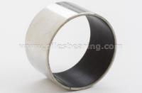 China PVB010 PTFE Lined Self Lubricating Bearing Steel Back Teflon Bush Bearing for sale