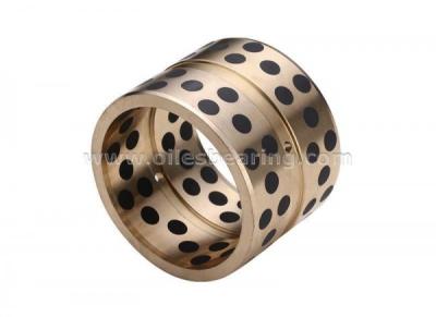 China JDB-50 Graphite Inlaid Oilless Tin Bronze Bearing Self Lubricating for sale