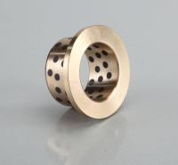 China JDB-20 Graphite Inlaid Oiless Gun Metal Bush Bearing 2 m/S Sliding Speed for sale
