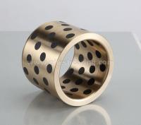 China Graphite Plugged High Tensile Brass Bearing Bushing Self Lubricating JDB-10 for sale