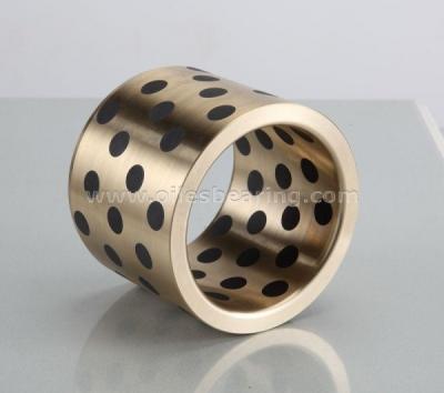 China Graphite Plugged High Tensile Brass Bearing Bushing Self Lubricating JDB-10 for sale