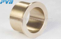 China Cast Bronze Cylindrical Sleeve Bearings Flanged For Huge Gear Box for sale