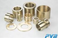 China Corrosion Resistance Cast Bronze Sleeve Bearings Machined CuZn25Al5 for sale