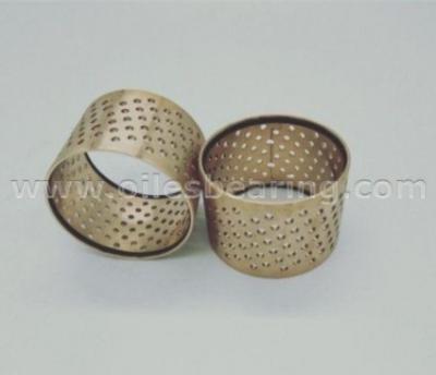 China Customized Wrapped Self Lubricating Bronze Bushings Cylindrical PVB094 for sale