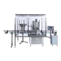 China Glass Bottle IV Solution Filling Stoppering Capping Labeling Production Line for sale