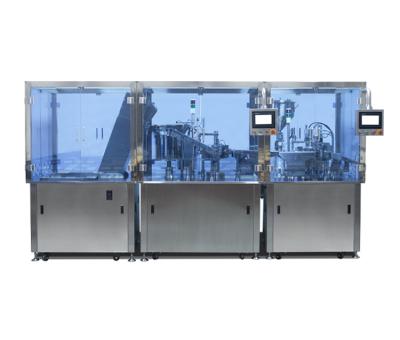 China Automatic Pre Filled Gel Syringe Filling Machine Aseptic Syringe Filling Stoppering Machine for sale
