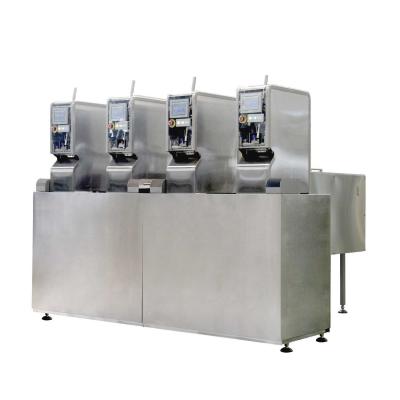 China 0.5Mpa 0.6 Mpa Soft Bag Iv Infusion Filling Machine 0.8KW for sale