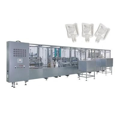 China Automatic Soft Bag Normal Saline IV Solution Infusion Bag Filling Machine for Pharmaceutical for sale