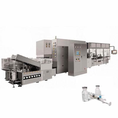 China Automatic Glass Bottle Production Line Washing Drying Sterilization Filling Sealing for sale