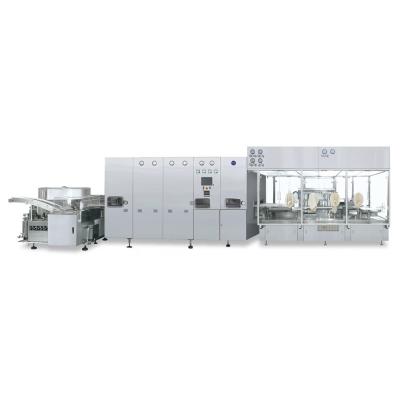 China Aseptic Ampoule Filling Machine For Washing Sterilizing Drying Filling Sealing for sale
