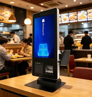 China Wind 10 POS Terminal with 2D Barcode Scanner & Receipt Printer, All-in-One Touch Screen Retail POS System for Supermarket/Shop for sale