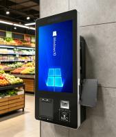 China All-in-One Payment Terminal with Receipt Printer & Barcode Scanner, Wind 10 POS System for Retail Store/Supermarket for sale