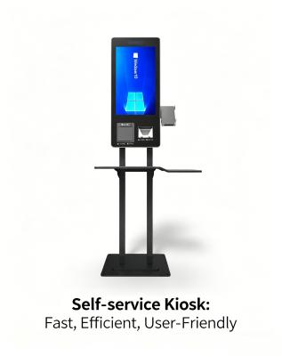China Smart Selfservice Kiosk Credit Card Ticketing Supermarket Hotel Check in Self Checkout Kiosk Payment Machine for sale
