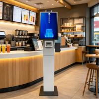 China Restaurants POS Terminal Ordering Kiosk Smart Digital Food Aluminum Kiosk Machine Service Payment Self-service Kiosk for sale