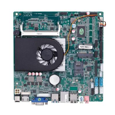 China 2025 Mini ITX Motherboard Haswell 4th Gen I5 4200U Mainboard With DDR3-8G DC12V/19V MSATA Win10 2/6*COM for sale