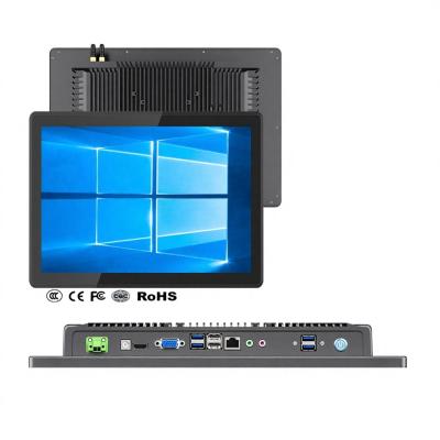 China Wall-mounted 15.6-inch Industrial Control Panel PC with Android Touch VESA Mounting USB RS232/485 for Production Automation for sale