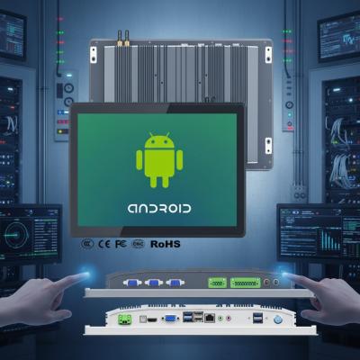 China Industrial Huiyuan Android Touch Screen Panel PC 19 Inch IP65 Waterproof VESA Mount 1080p Resolution 10-Point Capacitive Touch 1 for sale