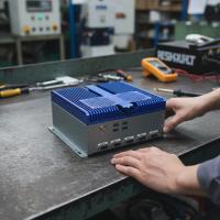 China Industrial Fanless Mini PC Intel Core I3 I5 I7 Dual Ethernet COM Parallel Port 2 SO-DIMM DDR4 Embedded Computer Factory for sale